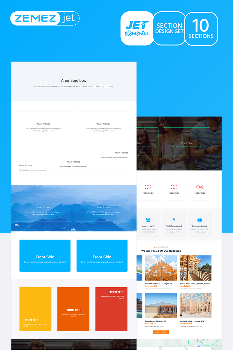 Templates para Elementor JET | TemplateMonster