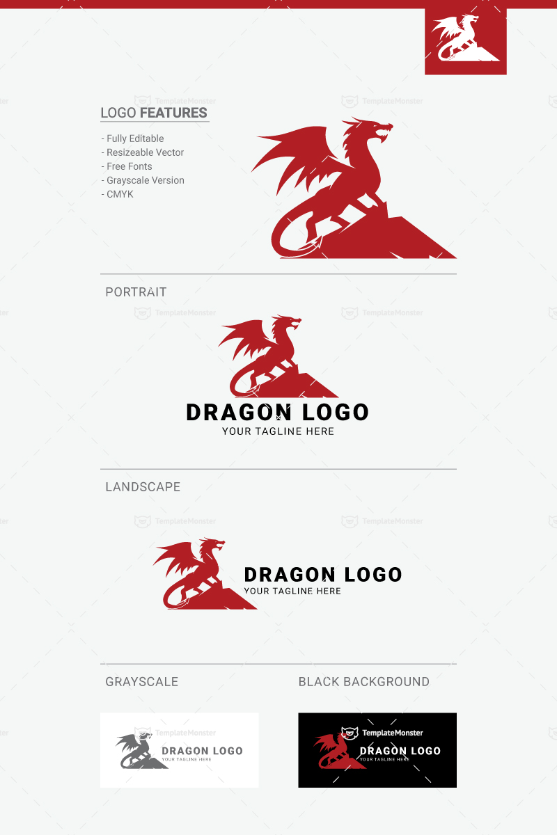 Dragon Logo Template #71892