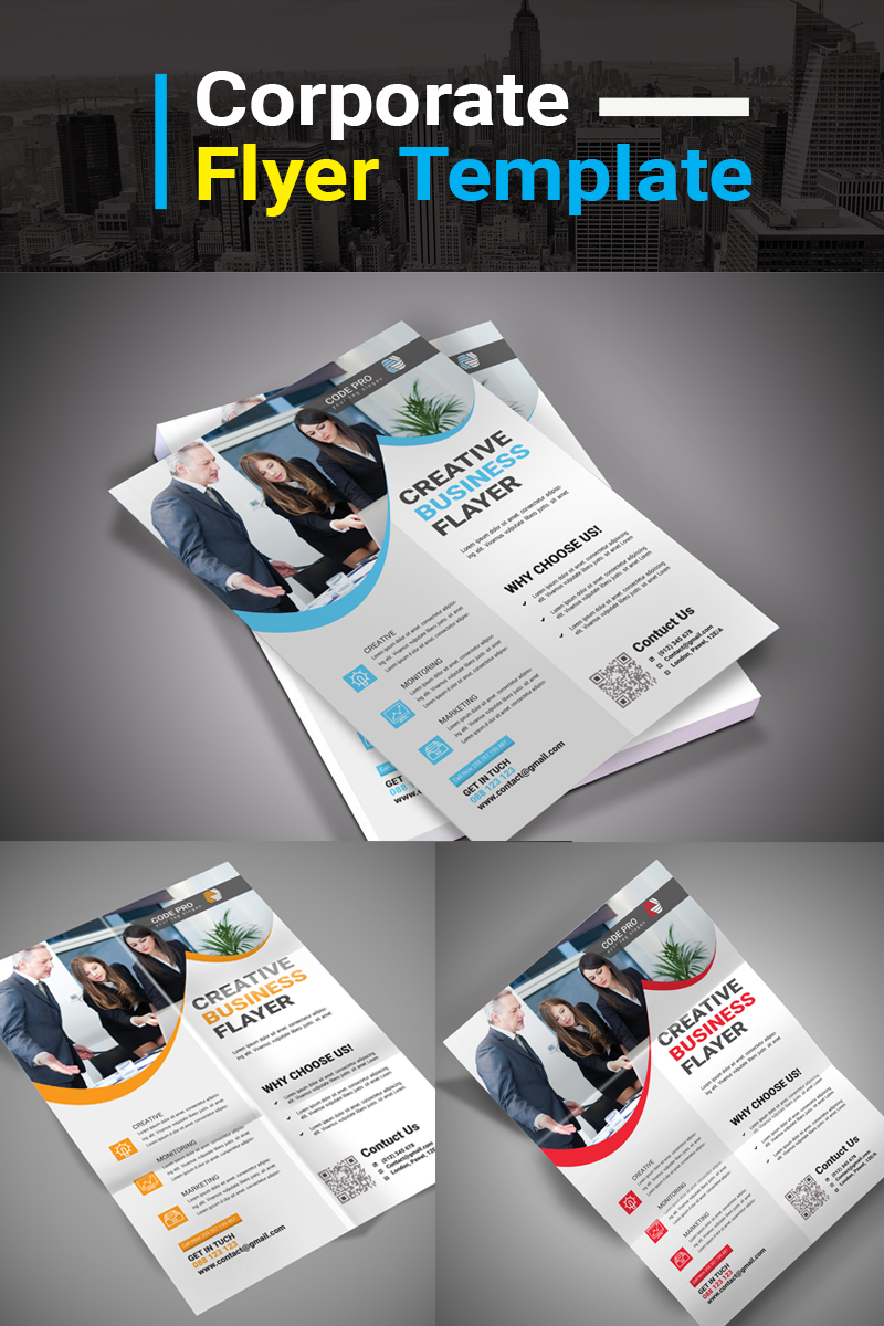 Multipurpose Business Flyer Corporate Identity Template #73554 Multipurpose Business Flyer Corporate Identity Template #73554