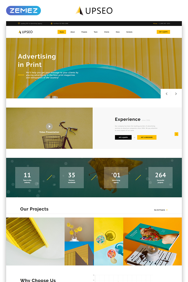 Advertising Landing Page Template