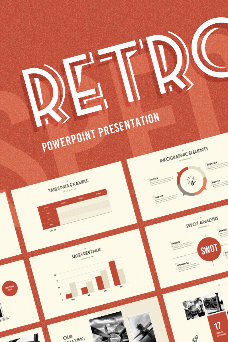 Retrospective PowerPoint Template #74237
