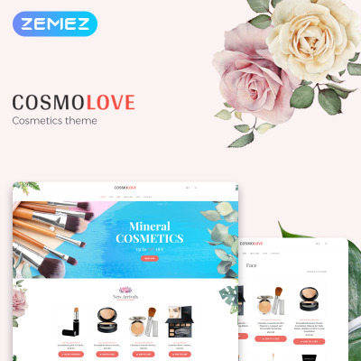 Cosmetics Store Templates | TemplateMonster