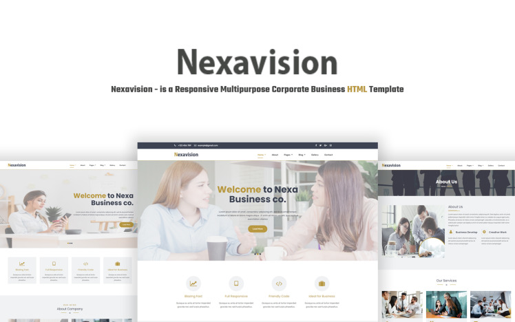 Nexavision - Responsive Multipurpose Creative Corporate Website ...