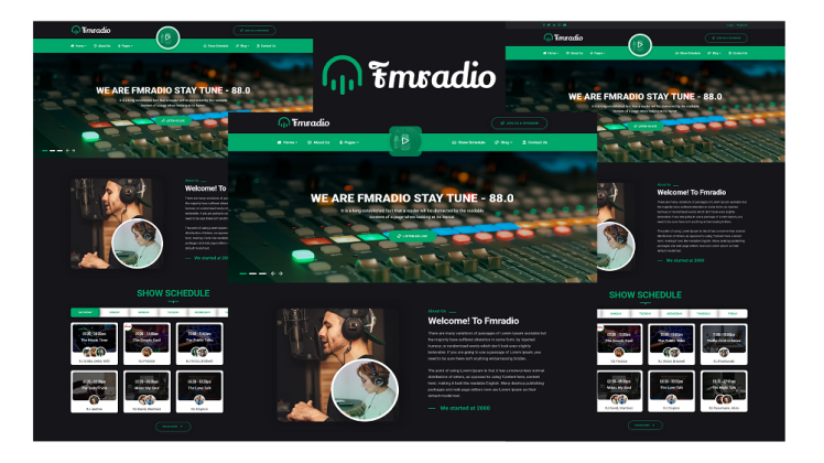 Fmradio - FM Radio Bootstrap HTML5 Template #177376