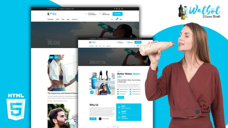Watbot Product Display Store HTML5 Template #189916
