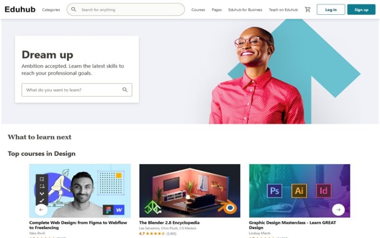 Eduhub – LMS, Education and Course Template #226424
