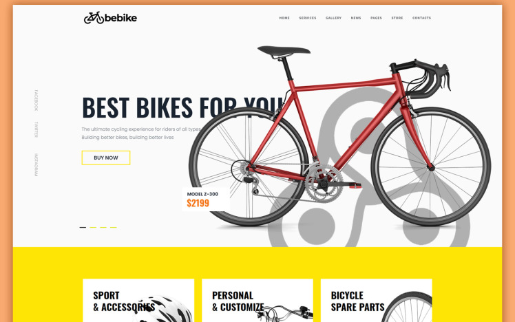 Bebike - Sport Bicycle Store HTML Template #232356