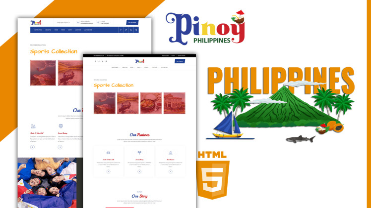 Pinoy Philippines Culture HTML5 Website Template #241345