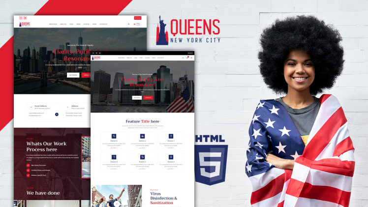 Queens New York Culture HTML5 Website Template #241337