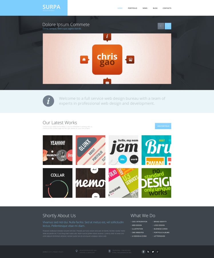 Design Studio Responsive WordPress Theme #46149