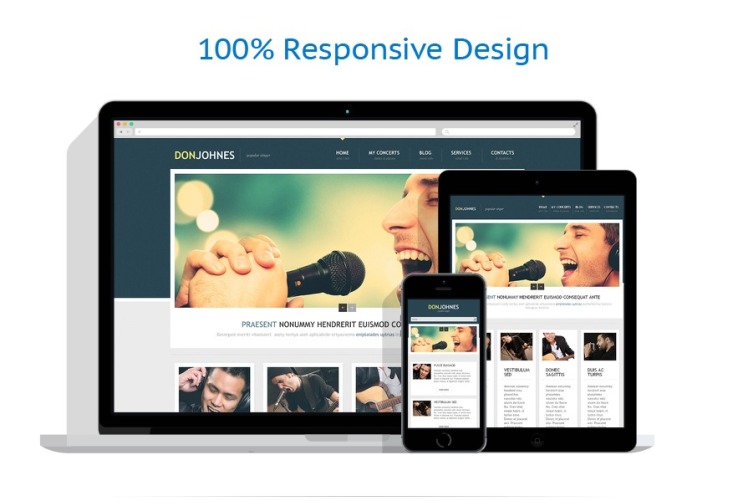 Singer Responsive WordPress Theme #46267