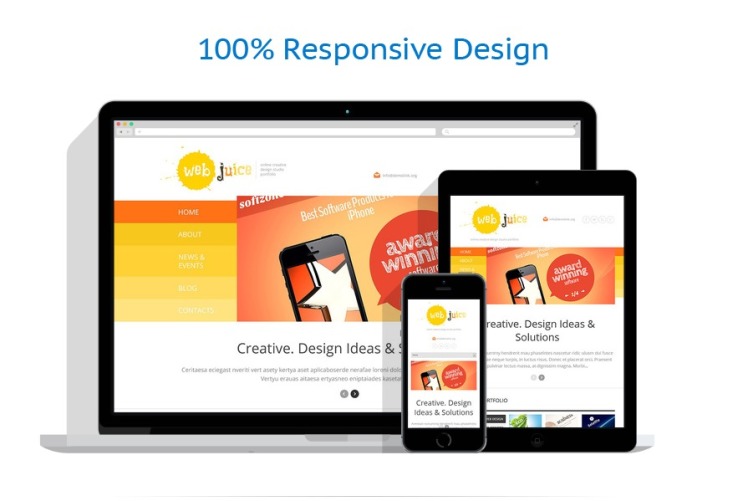 Web Design Responsive WordPress Theme #47787