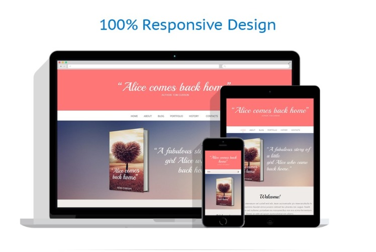 Book Reviews Responsive Website Template #47955
