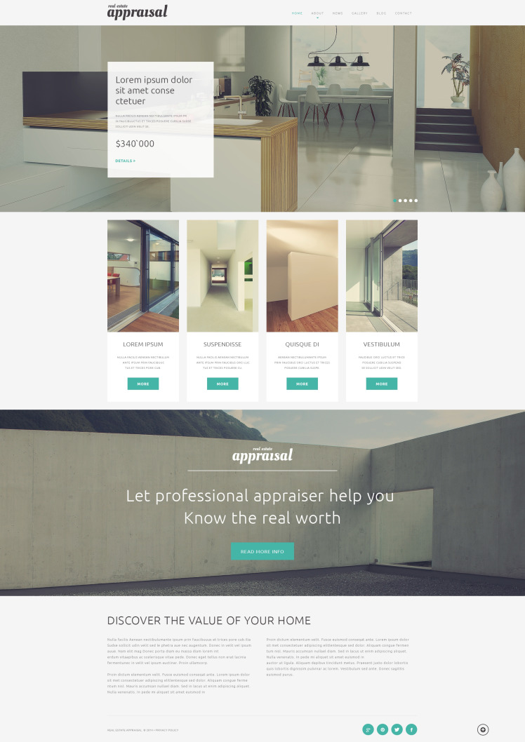 Real Estate Agency Responsive Website Template #50775