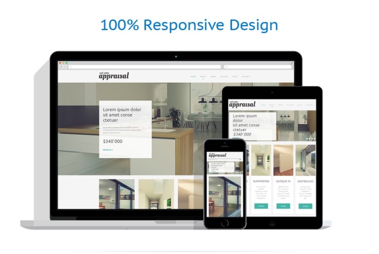 Real Estate Agency Responsive Website Template #50775