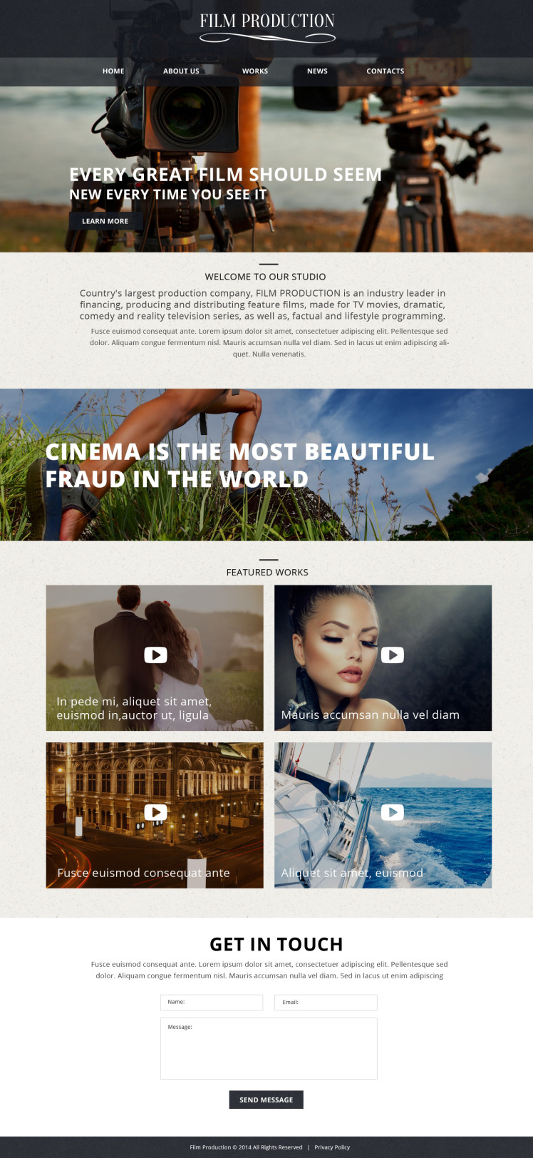 Video Lab Responsive Website Template #50751