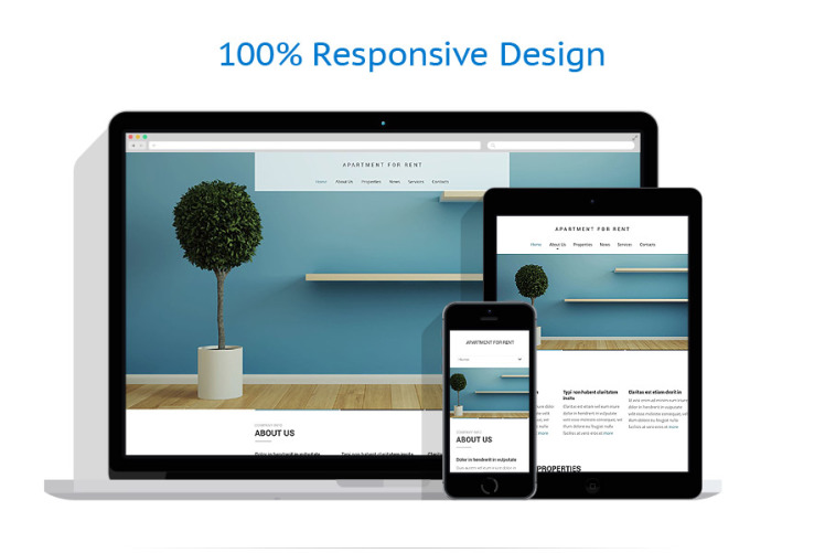 Real Estate Agency Responsive Website Template #52227