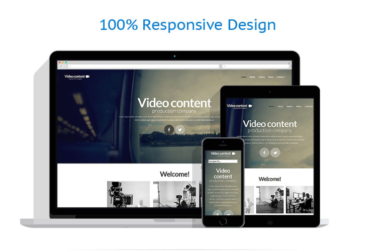 Video Production Website Template #52335