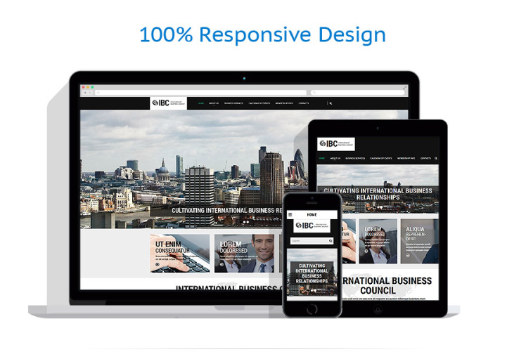 Business Council Website Template #54570