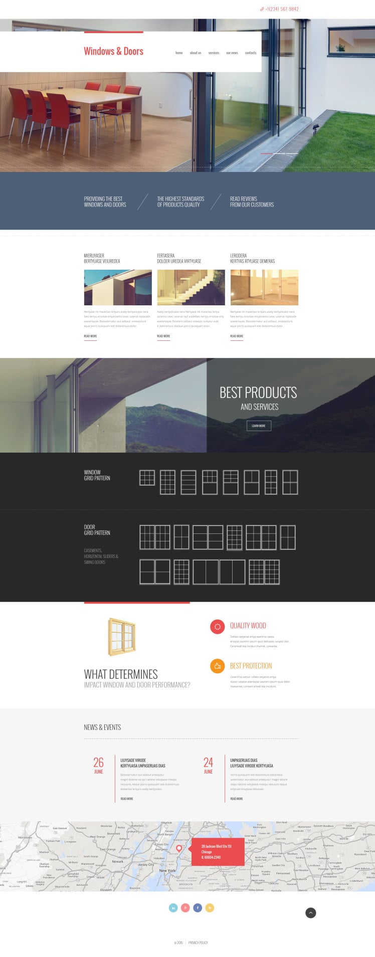 Window Decor Responsive Website Template #54602