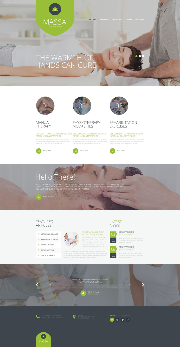 Beauty Salon Website Template #54738