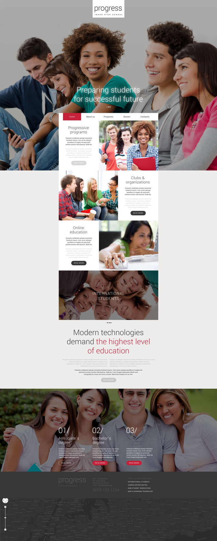 Progress Website Template #54997