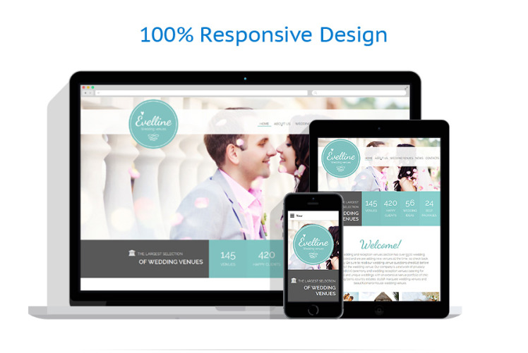 Evelline Website Template #55055