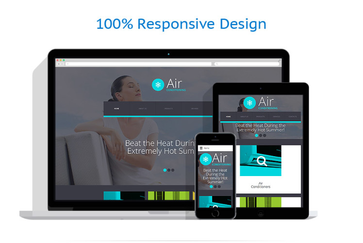 Air Conditioning Responsive Website Template #56071