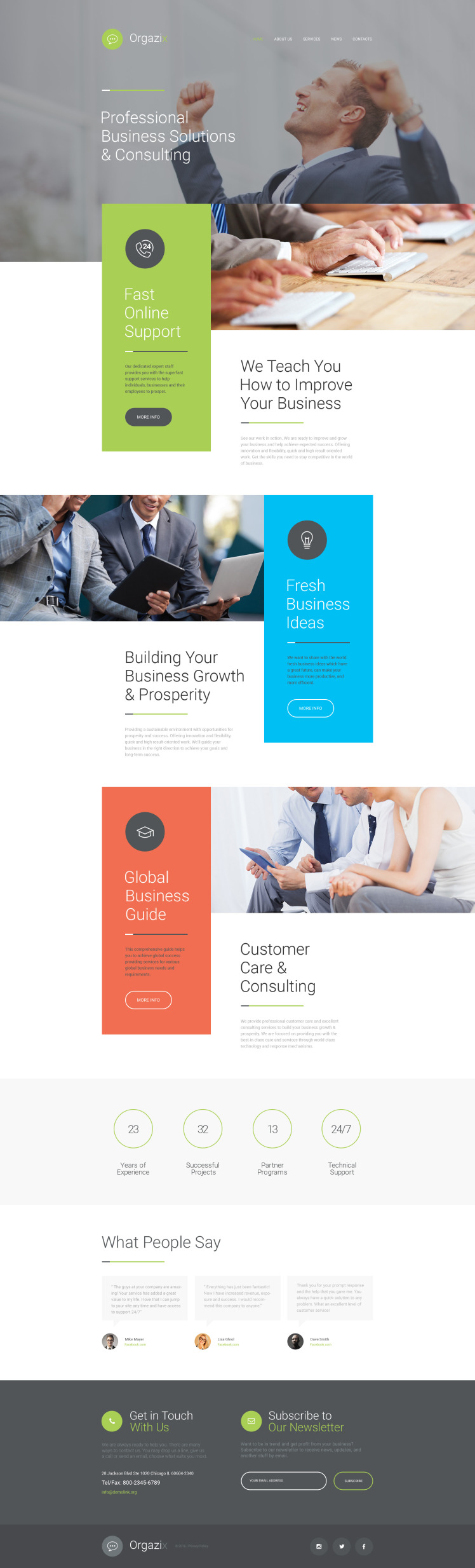 Business Website Template #57796