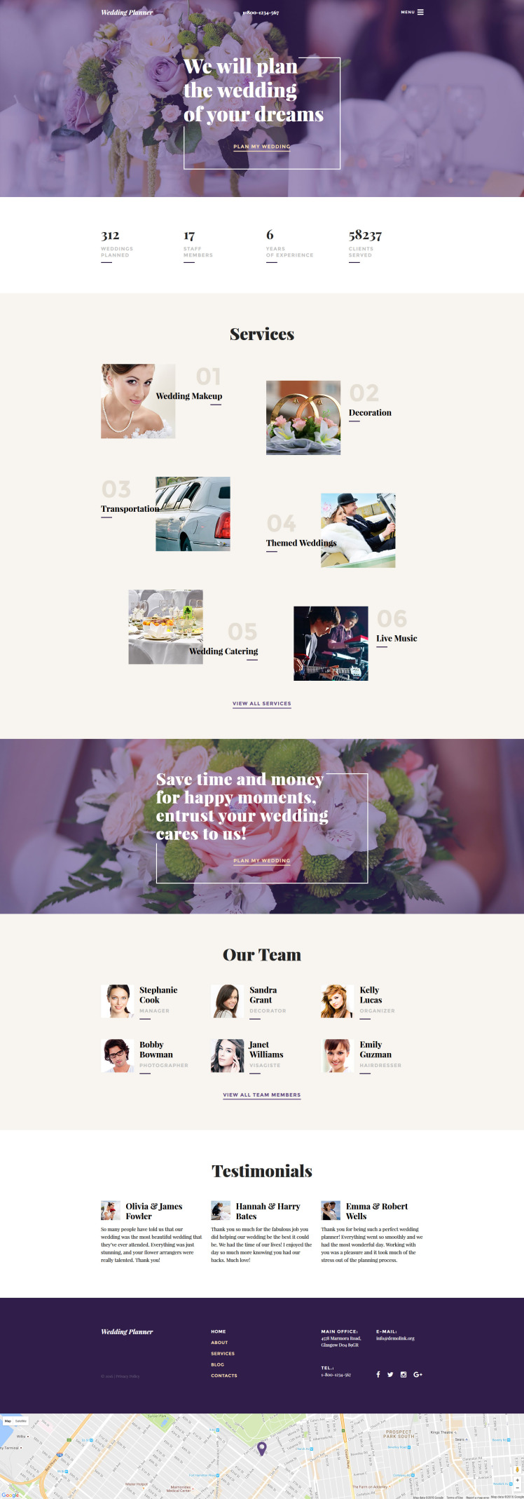 Wedding Shop Responsive Website Template #58268