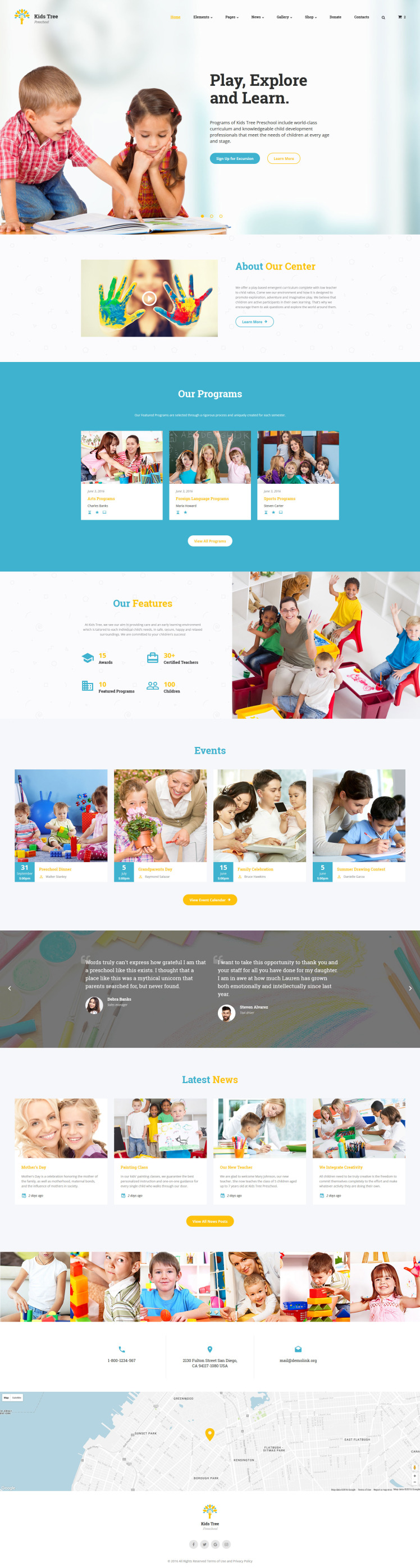 Kids Tree - Preschool Education HTML Bootstrap5 Website Template #61183