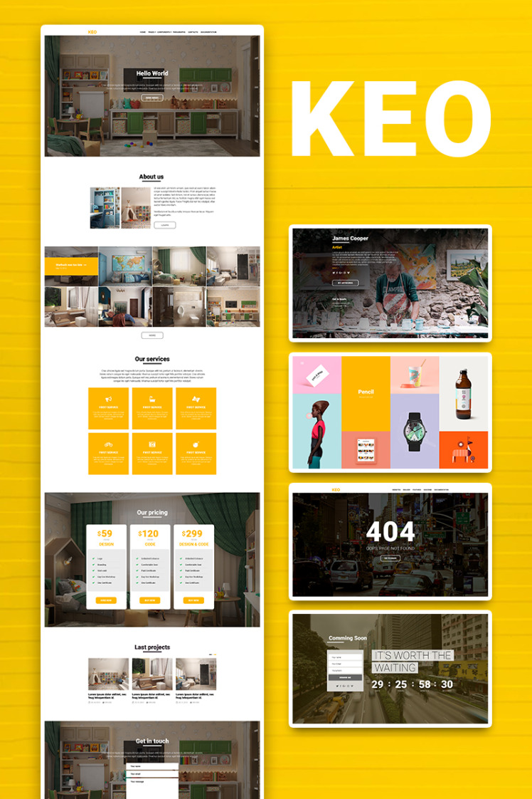 KEO - 16 in 1 Powerful Complex Multipurpose WordPress Theme #67624