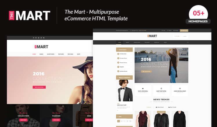The Mart Multipurpose e-commerce Website Template #69110