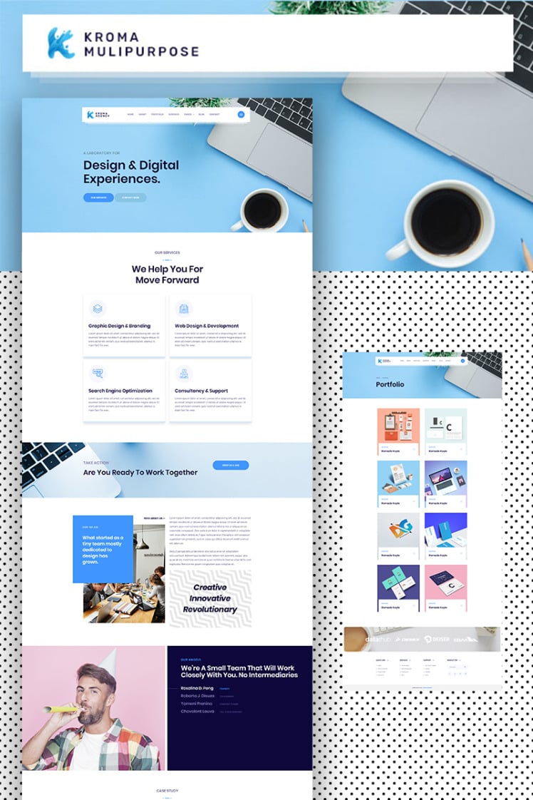 Kroma | Creative Multipurpose Bootstrap Website Template #85565