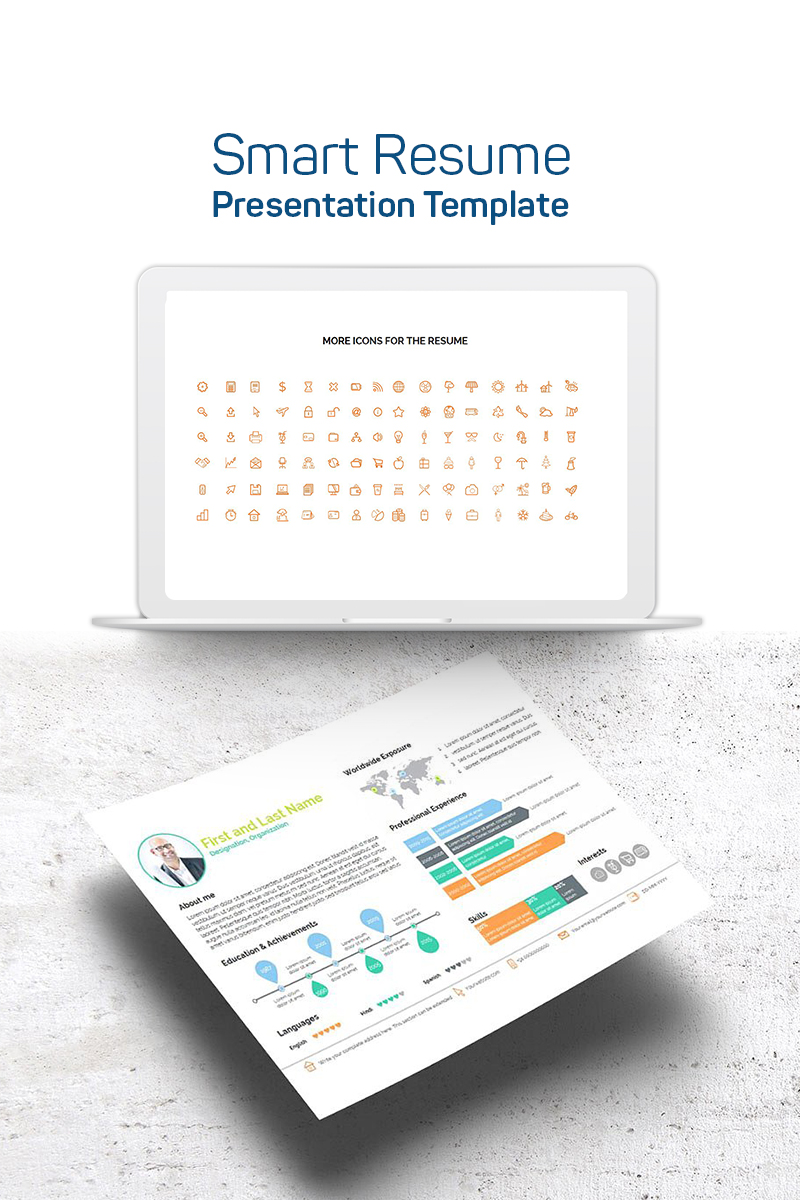 Smart Resume Template #75561