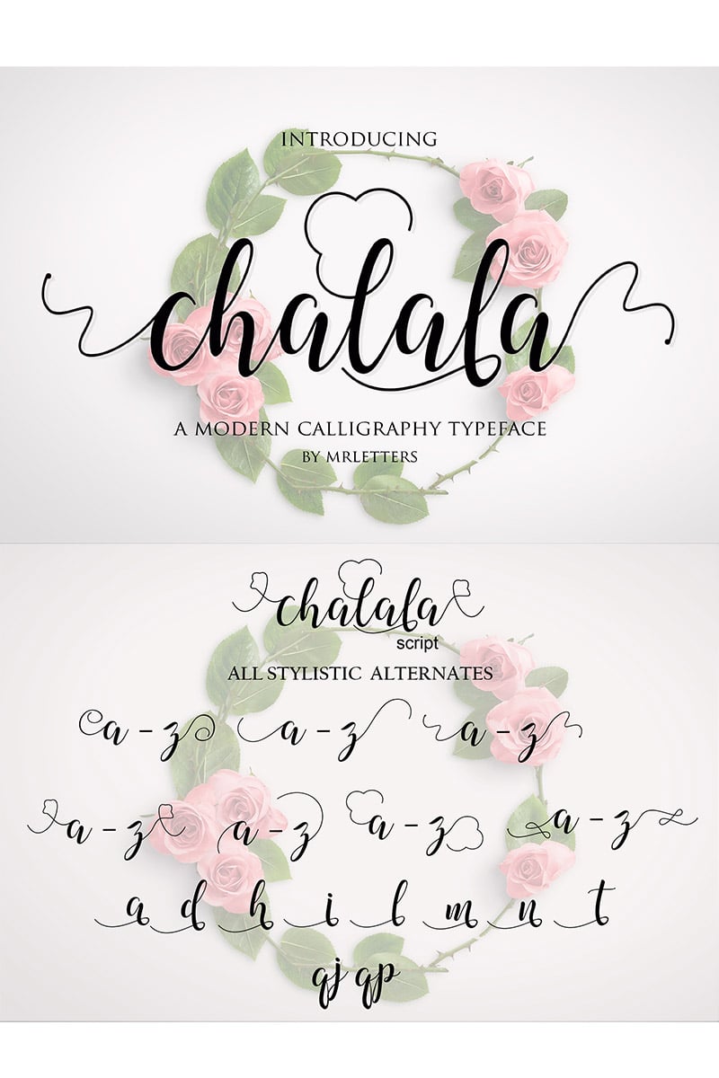 Chalala Script Font #76198