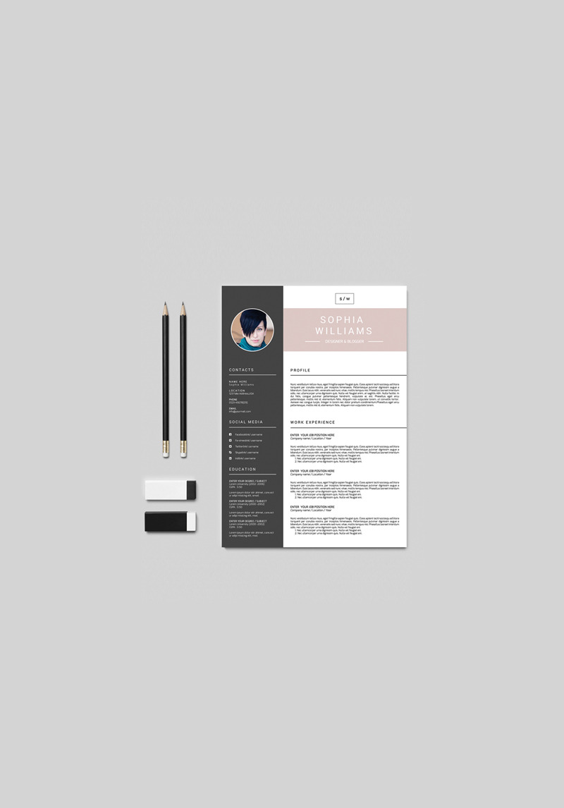 Sophia Williams Resume Template #76290