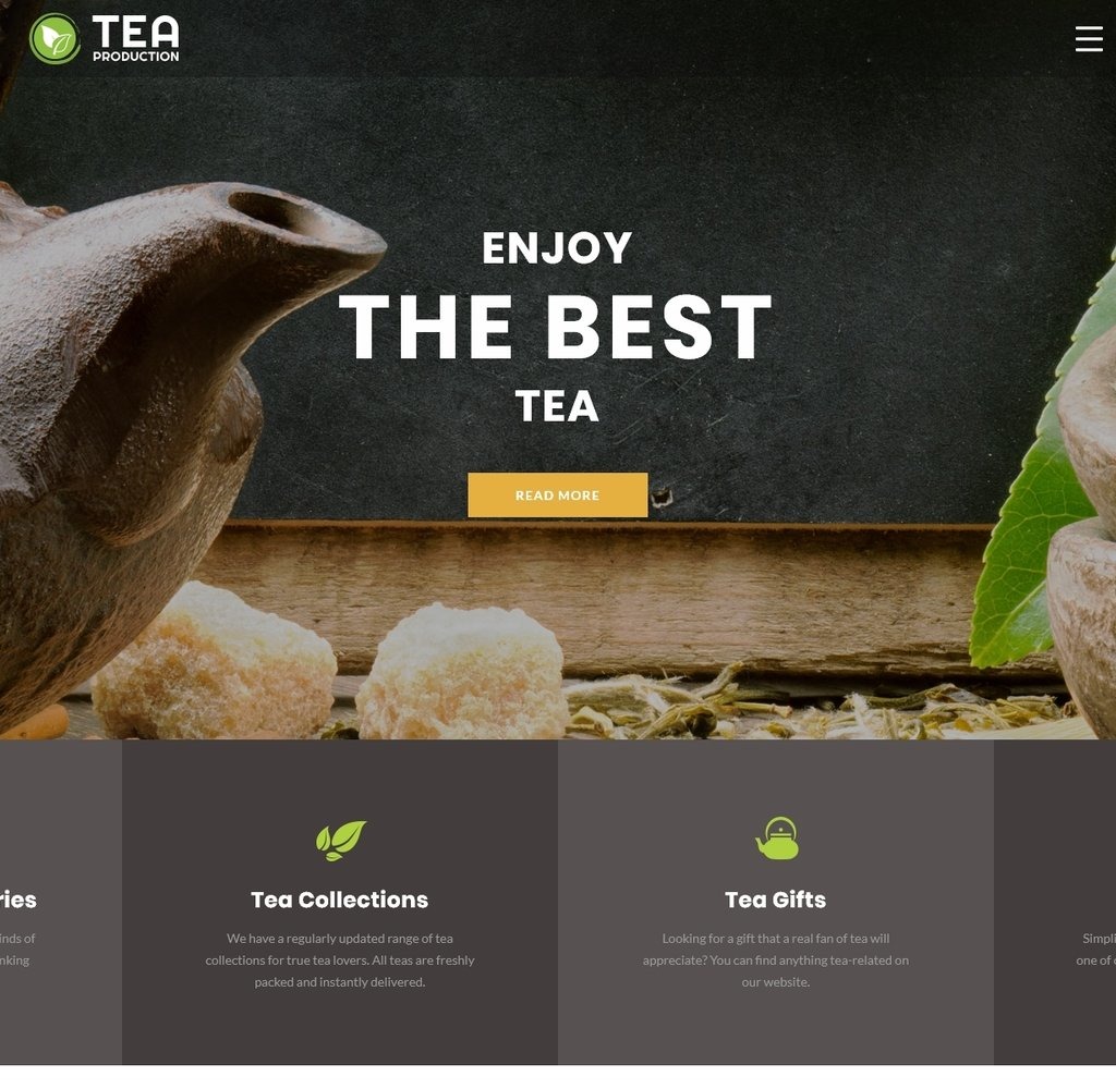 TEA Production HTML Template