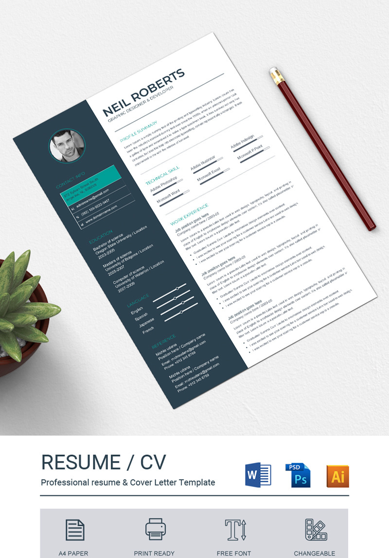 Neil Resume Template #76471