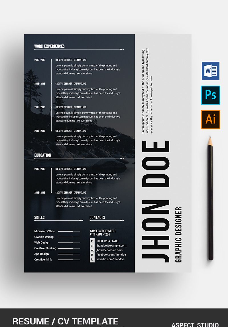 Paul Anderson Resume Template #76401