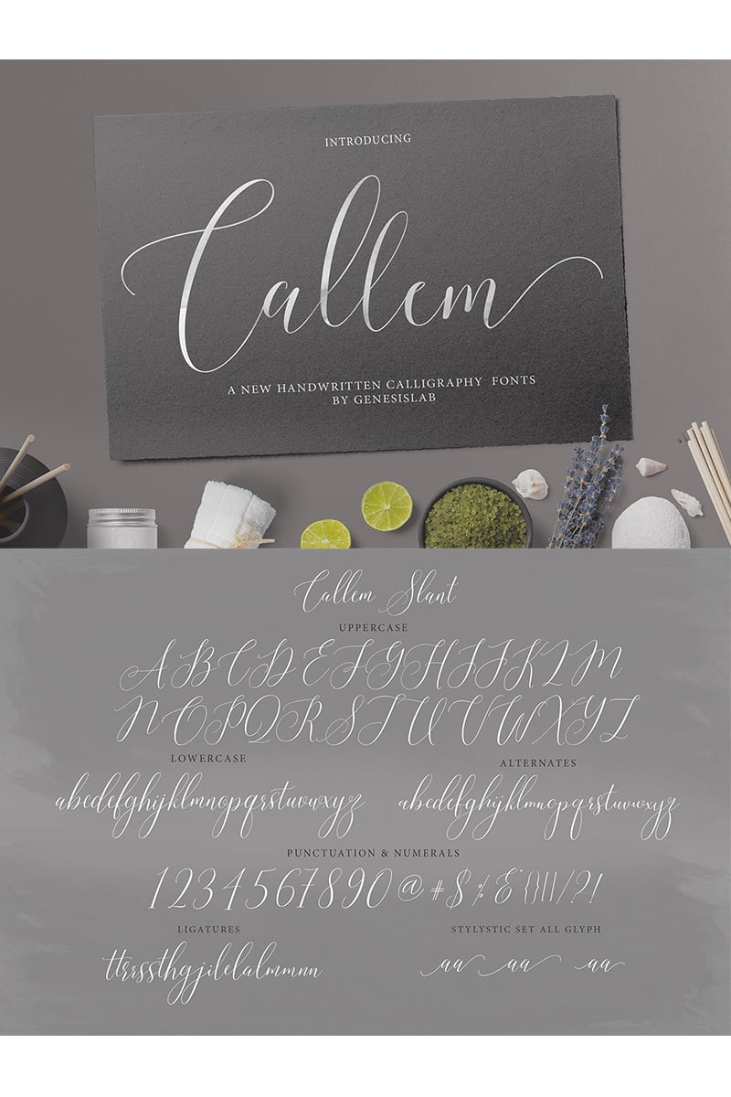 Callem Script Font #77201