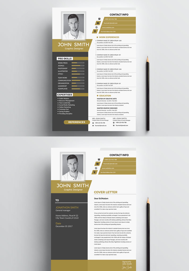 John Smith Resume Template #77579