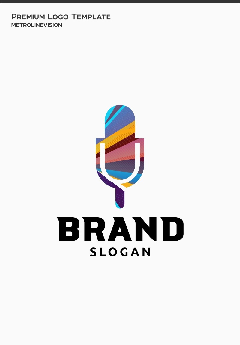 Microphone Logo Template #77669