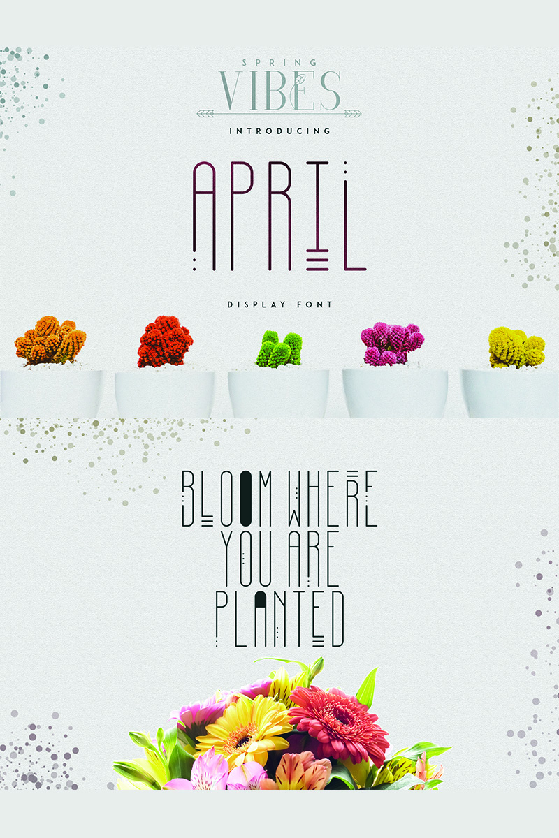 Download April Font - Шрифт на тему графика