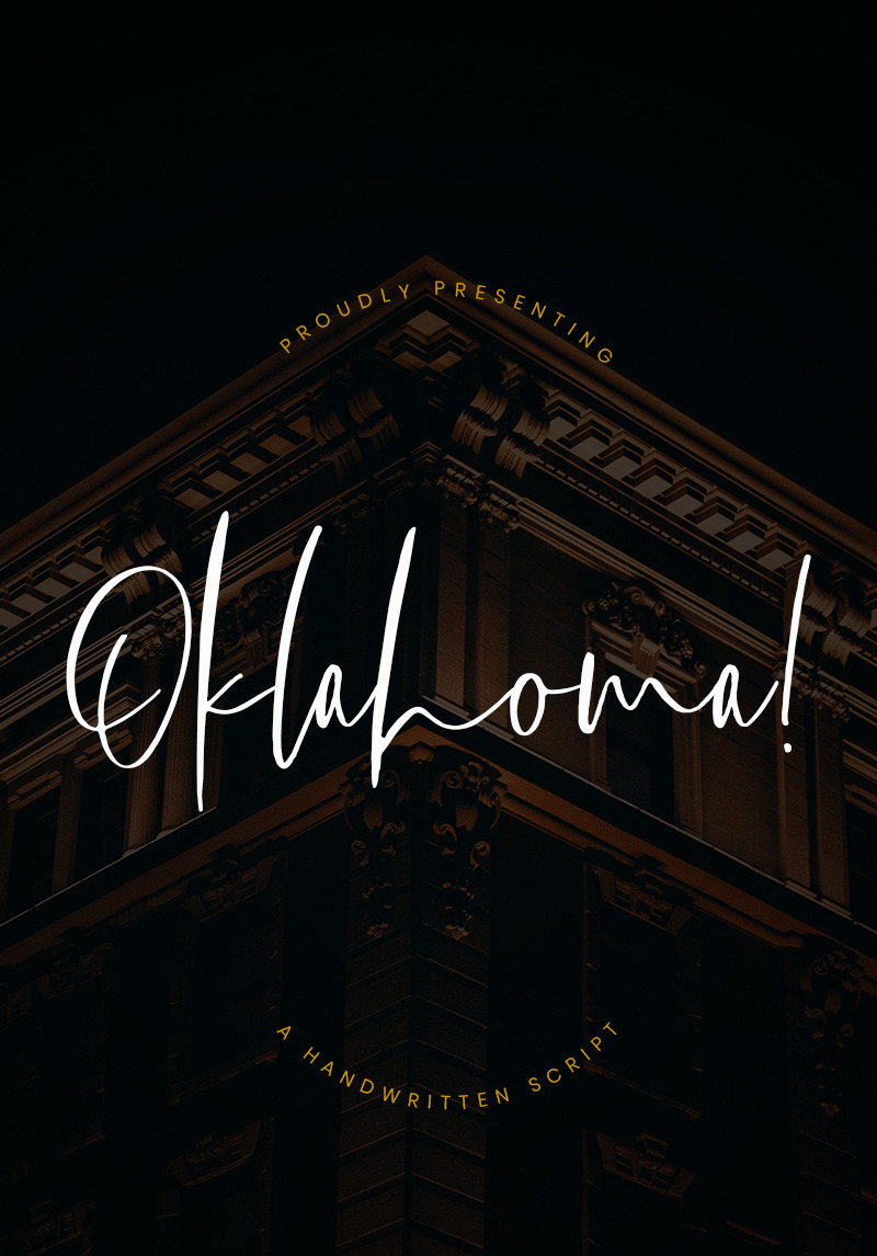 Oklahoma Handwritten Script Font #78124