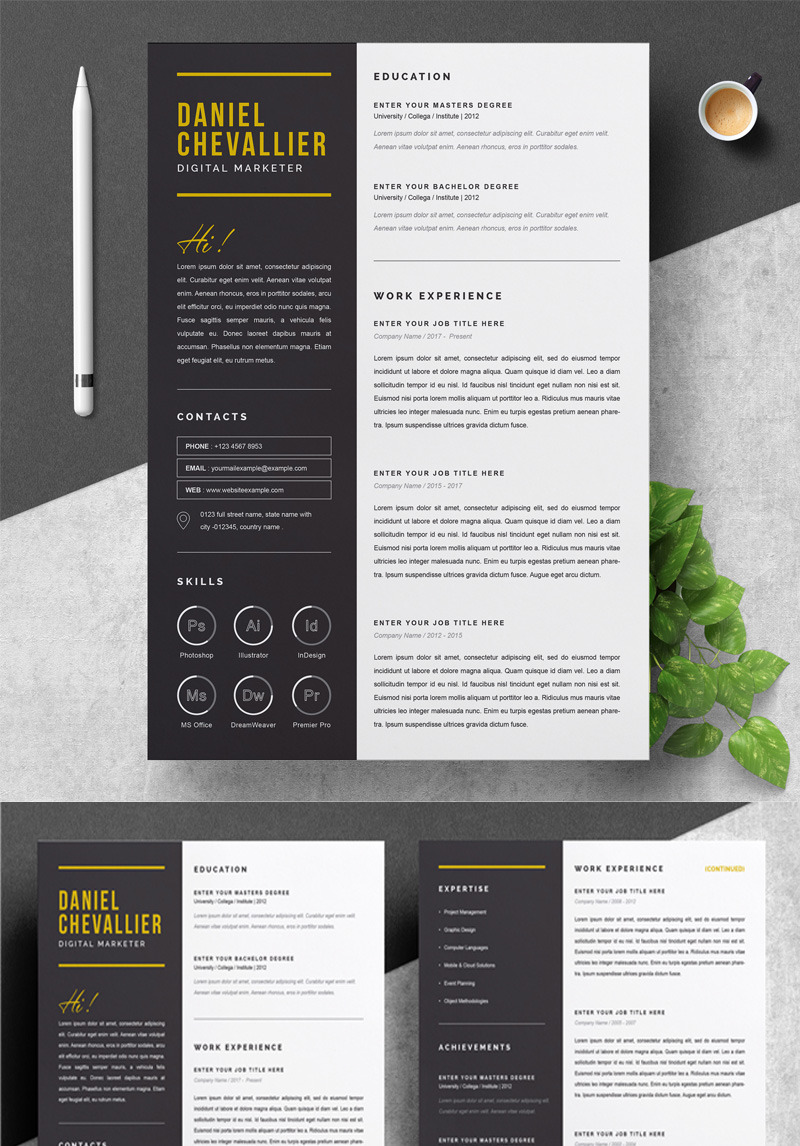 Daniel Resume Template #79264