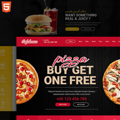 Pizza Website Templates | Pizza HTML Templates