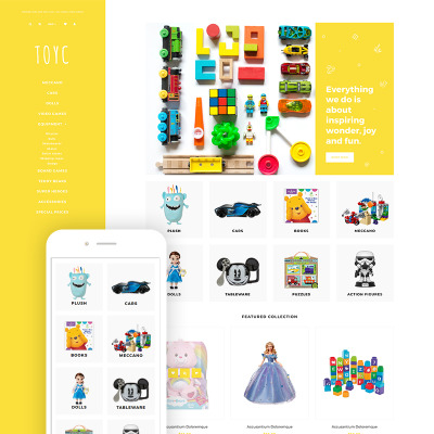 Toy Store Templates | TemplateMonster