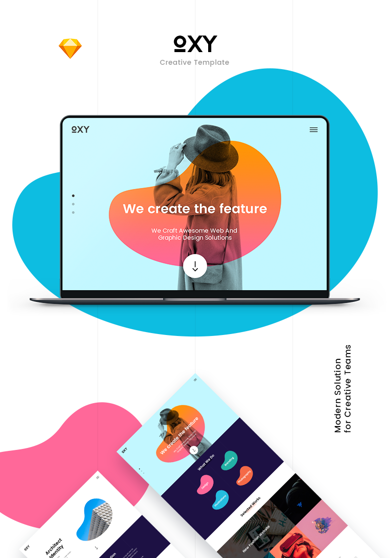 Oxy Creative Sketch Template #79790
