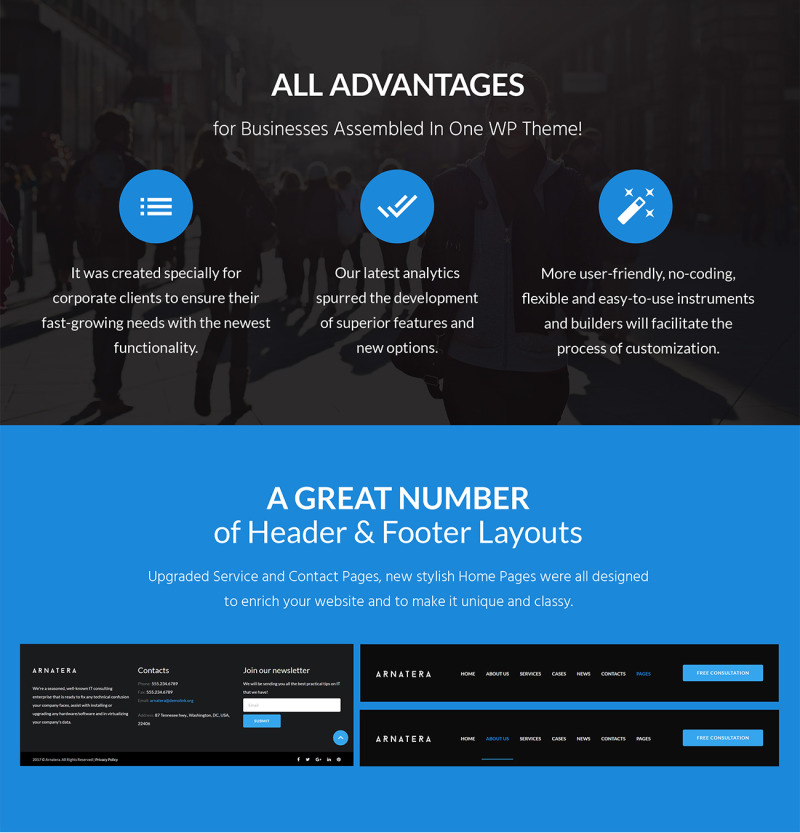 Consulting Company WordPress Theme